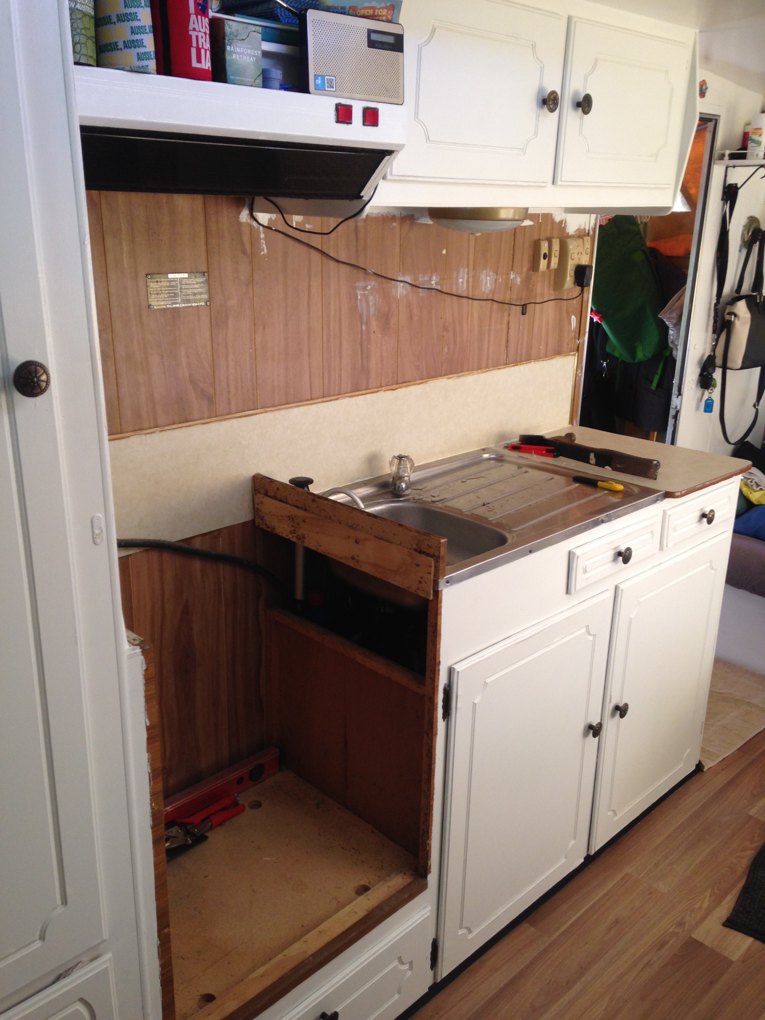 DIY Caravan Renovation Kitchen | Woody World Packer